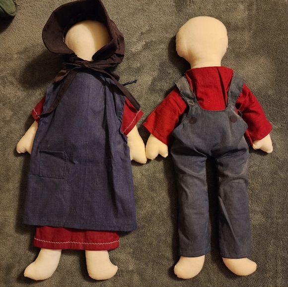 no brand | Toys | Vintage Faceless Amish Fabric Dolls | Poshmark